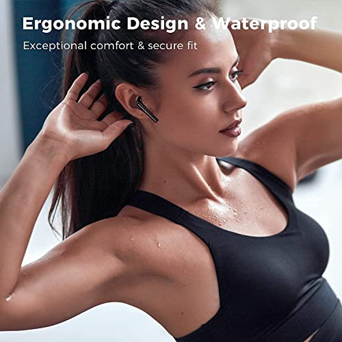 Wireless Earbuds,Bluetooth 5.3 Headphones Noise Cancelling Air Buds Pods 3D Stereo Ear pods in-Ear Ear Bud Built-in Mic IPX7 Waterproof Earphones Sport Headsets for iPhone/Samsung/Android