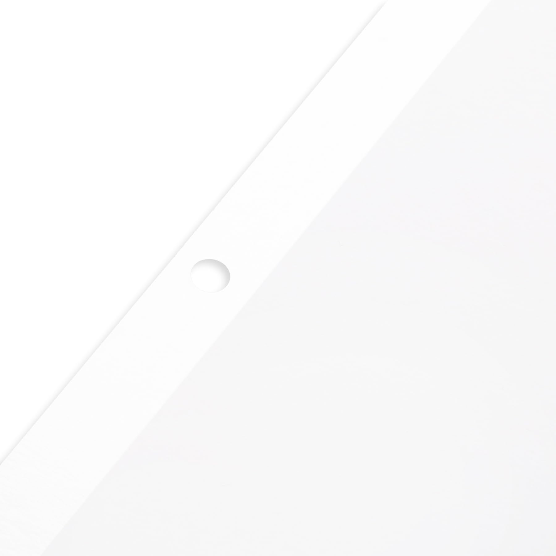 Blue Summit Supplies 3 Ring Binder Dividers with Reinforced Edge, 1/5 Cut Tabs, Letter Size, 3 Hole Punch Section Index Dividers for Binders, White, 100 Page Divider Pack