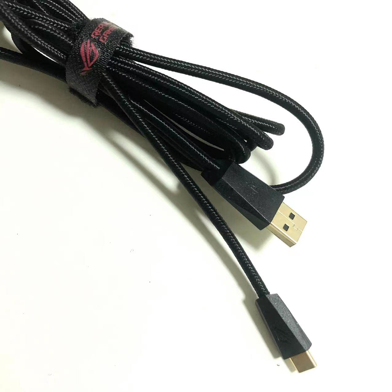 LZYDD USB Charging Cable for ASUS ROG Gladius III/ROG Keris/ROG Chakram/ROG Strix Scope/ROG Pugio II Mouse/Falchion Wireless 65% Keyboard(Black USB C Port)