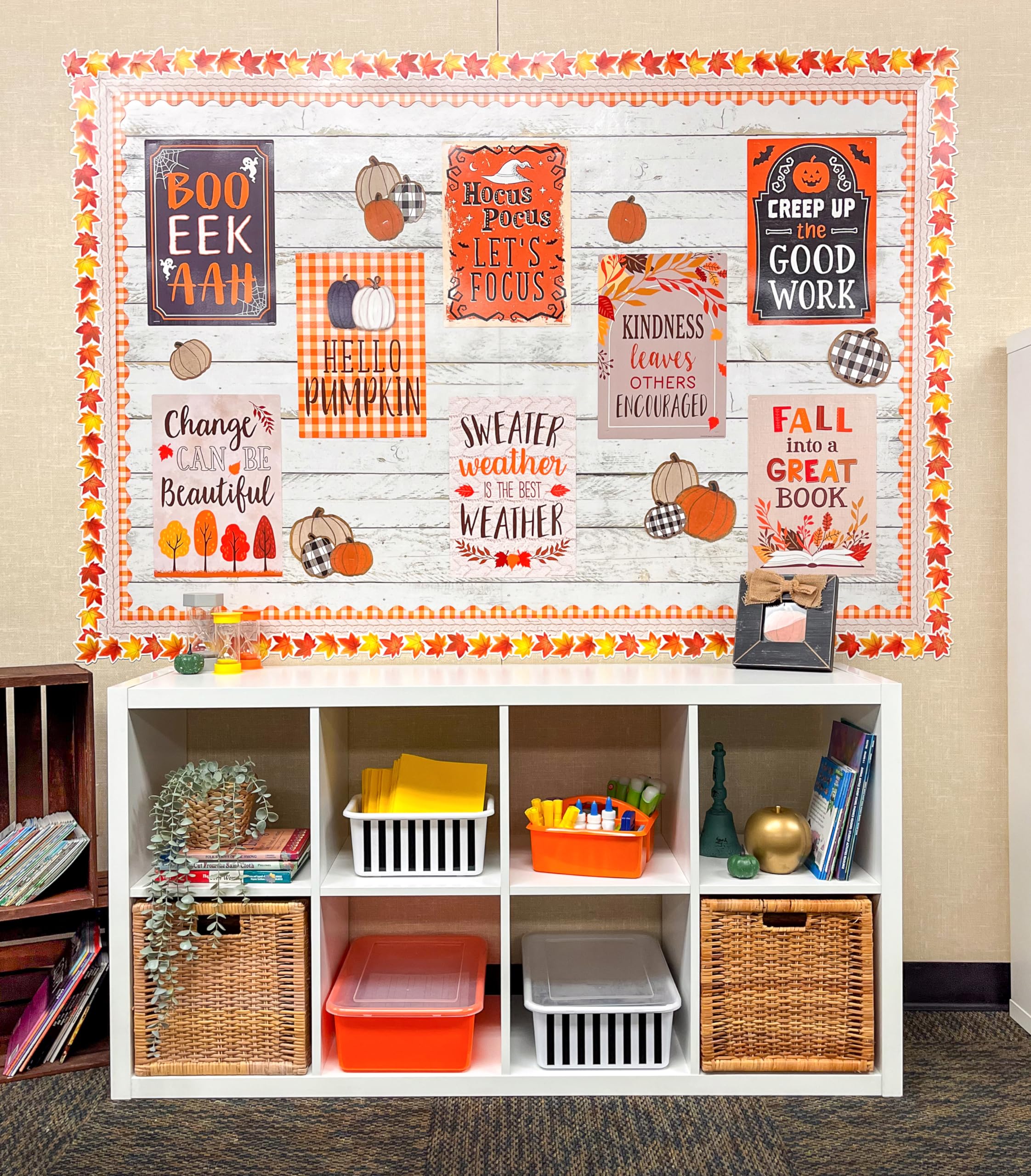 Teacher Created Resources Home Sweet Classroom Pumpkins Accents - Assorted Sizes (TCR8553)