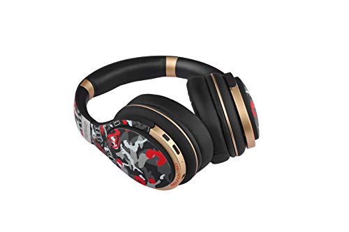 Greshare Wireless Bluetooth Headphones,Over Ear Headphone Hi-Fi Stereo Foldable Headset with Microphone, FM Radio, Wired Mode Compatible with PC/Cellphone/Tablets/TV/MP3. (Black)
