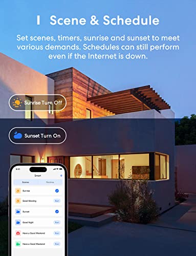 meross Smart Light Bulb, Smart WiFi LED Bulbs Works with Alexa, Google Home, Dimmable E26 Multicolor 2700K-6500K RGBWW, 810 Lumens 60W Equivalent, No Hub Required, 1 Pack