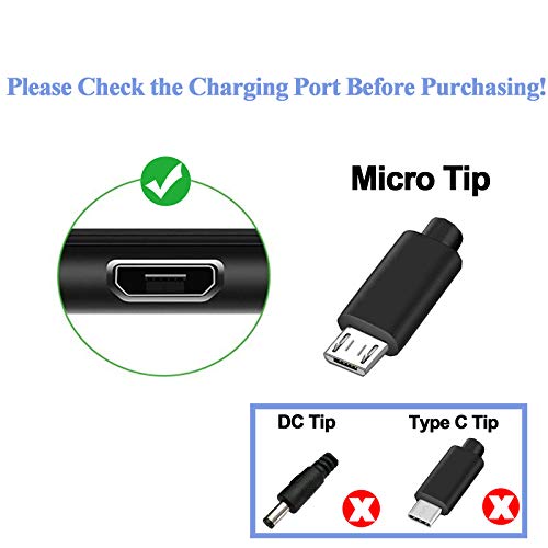 Speaker Charger Cord Compatible Sony/Bose/UE/Beats JBL Bluetooth Speaker Power Supply Cord Line, Micro USB Charger Cable - 3FT
