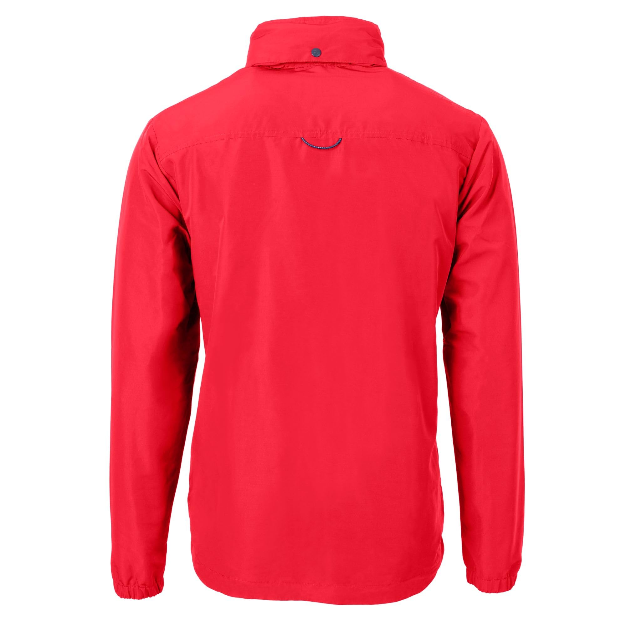 Cutter & Buck Men's Scarlet San Francisco 49ers Charter Eco Recycled Full-Zip Jacket
