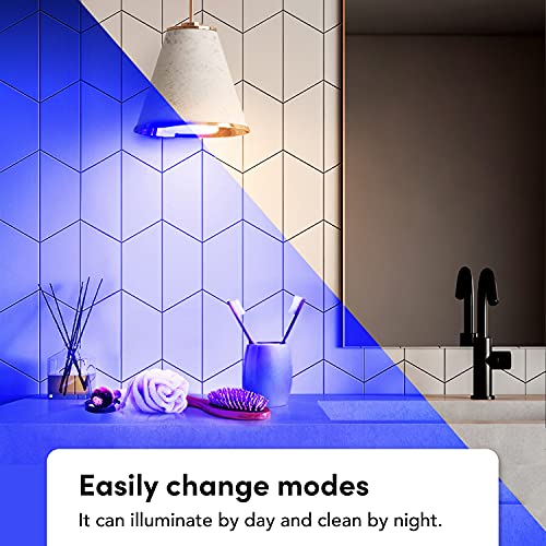 LIFX Clean, A19 1100 lumens, Full Color with Antibacterial HEV, Wi-Fi Smart LED Light Bulb, No Bridge Required, Compatible with Alexa, Hey Google, HomeKit and Siri (2-Pack)