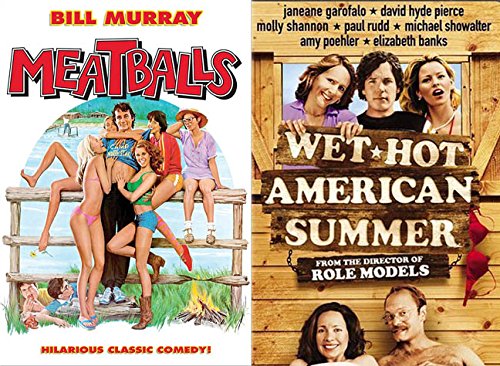 Crazy Sleep Away Camps Comedy Collection - Wet Hot American Summer & Meatballs 2-DVD Bundle