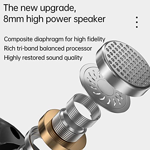2023 Bluetooth Headphones Wireless Earbuds in Ear with Bluetooth 5.2 Deep Bass Led Display Ipx7 Waterproof Earbuds for Sport Work Music