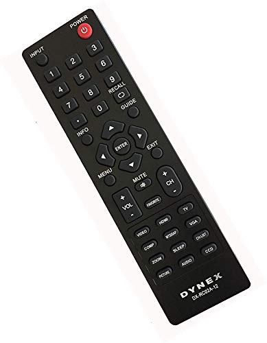 Dynex DX-RC01A-12 DX-RC02A-12 LCD LED TV Remote for DX-32L100A13 DX-26L100A13 and Other TV