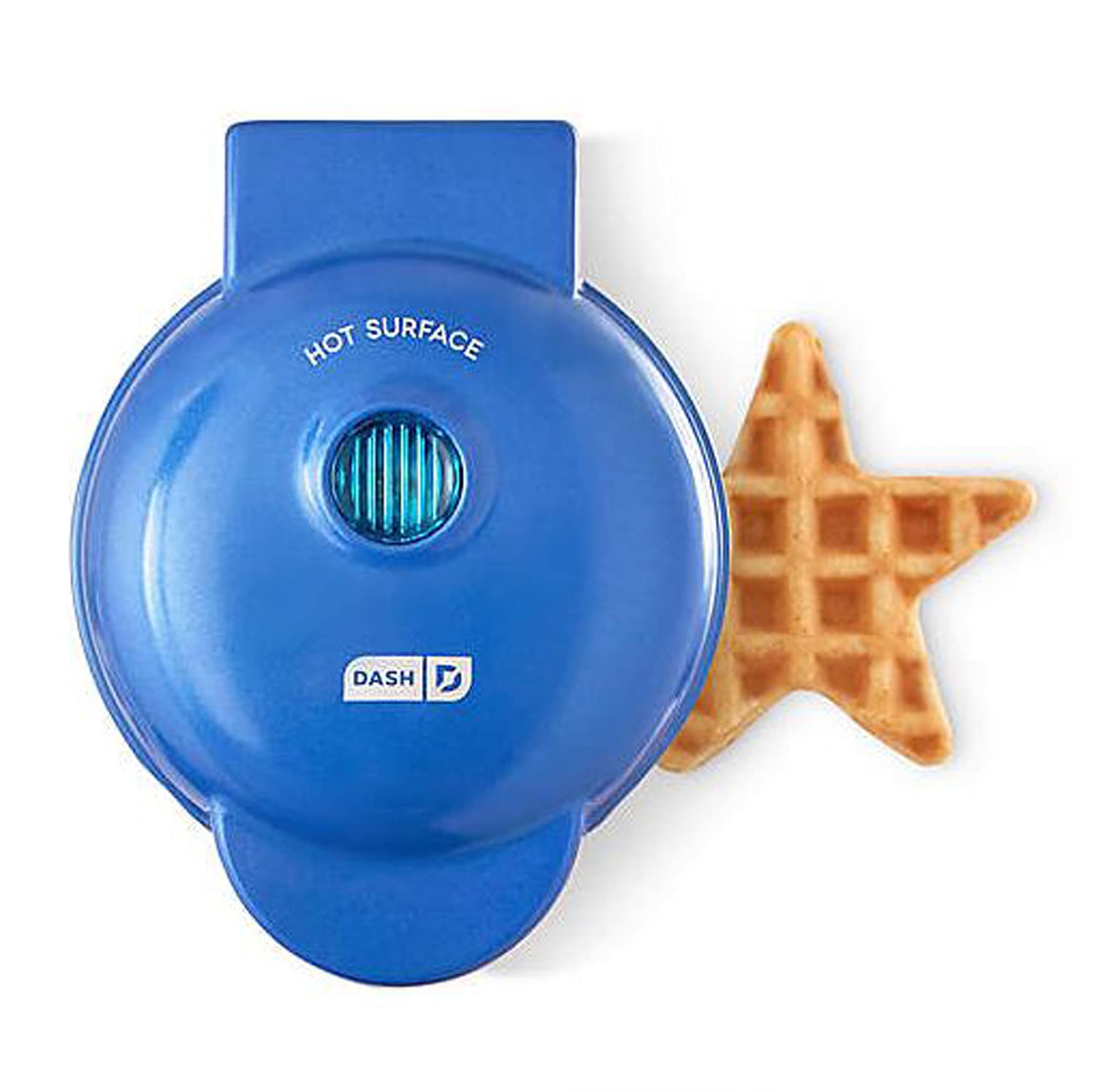 Dash Star Mini Waffle Maker! Waffle Maker Produces 4 Inch Waffles! Easy to Clean & Non-Stick Surfaces! Make Your Own Tasty Homemade Waffle Treats! (Star)