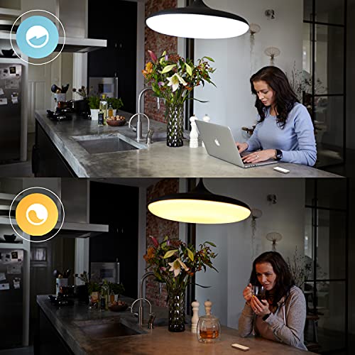 Philips Hue Smart Wireless Dimmer Switch V2 (Installation-Free, Exclusive for Philips Hue Lights) for Indoor Home Lighting, Living Room, Bedroom.