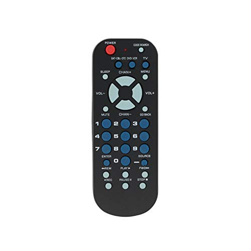 Replacement for RCA RCR503BZ 3-Device Universal Remote Control- Works with Samsung, LG, Vizio, Sony, Insignia, Hisense, Element, Sharp, Sceptre, Toshiba, Westinghouse, RCA, Philips, Panasonic TVs
