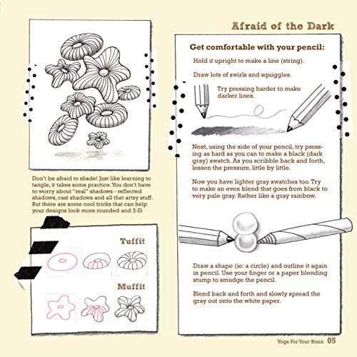 Yoga for Your Brain (TM): A Zentangle (R) Workout (Design Originals) Over 60 Tangle Patterns, Plus Ideas, Tips, and Projects for Experienced Tanglers (Sequel to Totally Tangled: Zentangle and Beyond)