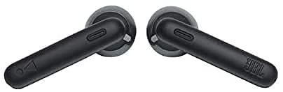 JBL Tune 225TWS True Wireless in-Ear Headphones Bundle with Deluxe Hardshell Case (Black) (Renewed)
