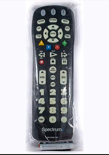 Spectrum TV Remote Control 3 Types to Choose FromBackwards Compatible with Time Warner, Brighthouse and Charter Cable Boxes (Pack of One, UR3-SR3S)