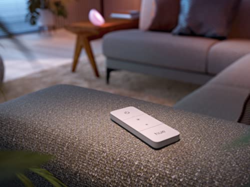 Philips Hue Smart Wireless Dimmer Switch V2 (Installation-Free, Exclusive for Philips Hue Lights) for Indoor Home Lighting, Living Room, Bedroom.