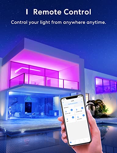 meross Smart Light Bulb, Smart WiFi LED Bulbs Works with Alexa, Google Home, Dimmable E26 Multicolor 2700K-6500K RGBWW, 810 Lumens 60W Equivalent,ย No Hub Required, 2 Pack