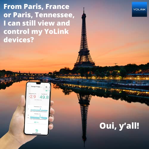 YoLink Relay, YoLink 1/4 Mile Super Long Range Smart Relay Compatible with Alexa, Google, and IFTTT, Max. 5 amps - YoLink Hub Required
