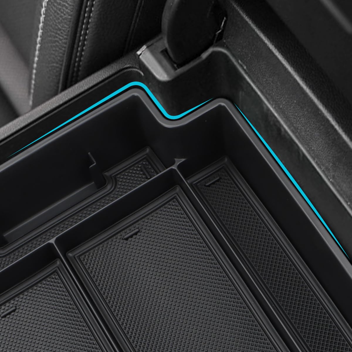 MARCHFA Center Console Organizer Tray Compatible for 2021 2022 2023 Chevy Suburban Tahoe Accessories Armrest Tray Organizer for 2021 2022 2023 GMC Yukon Insert Secondary Storage Box