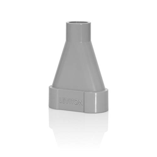 Leviton FBYAD-GY Concrete Floor Box âYâ Conduit Adapter , Gray