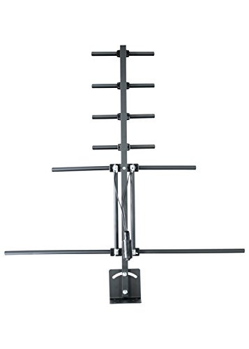 Channel Master STEALTHtenna Digital HDTV Directional Outdoor TV Antenna - VHF, UHF Aerial with Adjustable Angle Bracket for Mast Pole or Vertical Surface Mounting Outside or in Attic - CM-3010HD