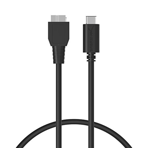 Sabrent USB-C to Micro-B Cable [2 1/2 Feet] (CB-CM8C), Black