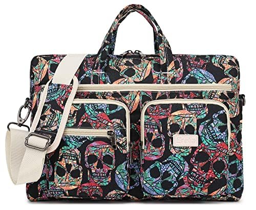 Ezrelia15-15.6 inch Laptop Shoulder Bag, for MacBook Pro 16, Hp Lenovo Dell 14 inch Waterproof Messenger Bag Case Sleeve