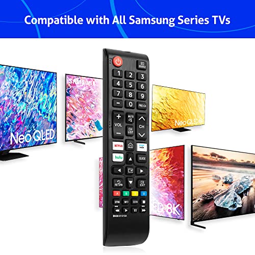 Newest Universal Replacement Remote Control BN59-01315A for All Samsung TV Remote Fit for All LED LCD HDTV 3D Smart TVs Models(with 3 Shortcuts Key)