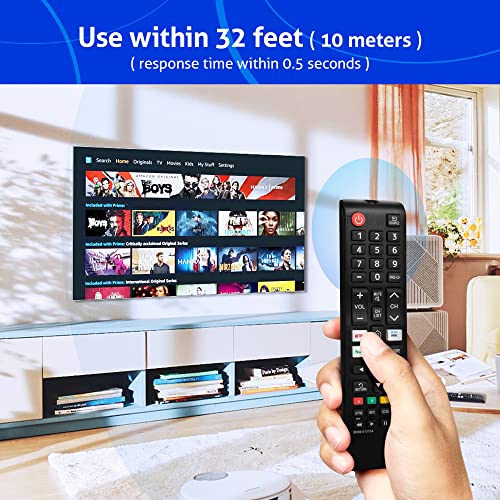 Newest Universal Replacement Remote Control BN59-01315A for All Samsung TV Remote Fit for All LED LCD HDTV 3D Smart TVs Models(with 3 Shortcuts Key)