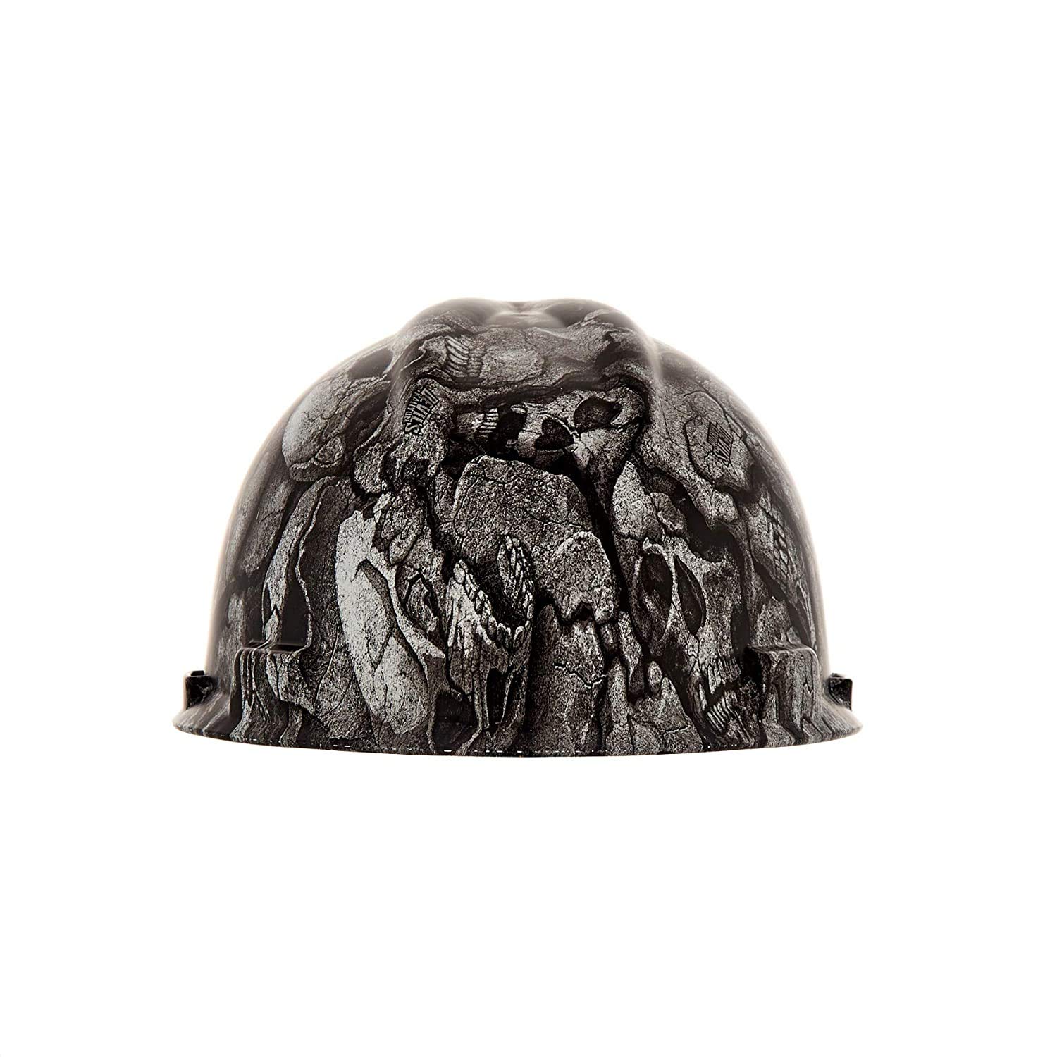 MSA 10204778 Hydro Dip V-Gard Cap Style Safety Hard Hat with Fas-Trac III Ratchet Suspension | Polyethylene Shell, Self Adjusting Crown Straps - Standard Size in Devils Kanyon