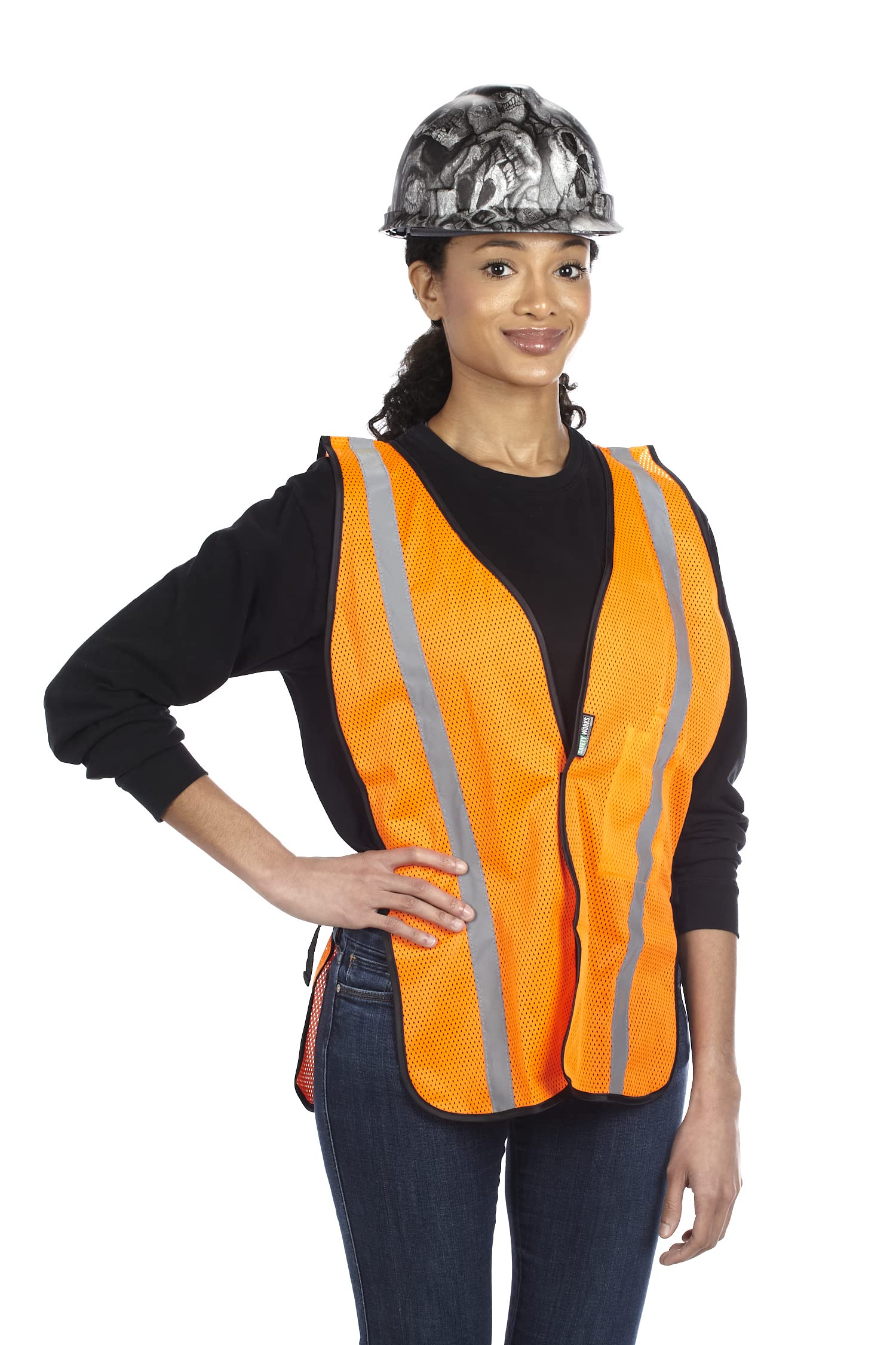 MSA 10204778 Hydro Dip V-Gard Cap Style Safety Hard Hat with Fas-Trac III Ratchet Suspension | Polyethylene Shell, Self Adjusting Crown Straps - Standard Size in Devils Kanyon