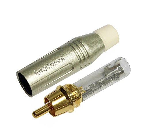 WORLDS BEST CABLES 1.5 Foot RCA Cable Pair - Made with Canare L-4E6S, Star Quad, Audio Interconnect Cable and Amphenol ACPR Gold RCA Connectors β Directional Design - Custom Made