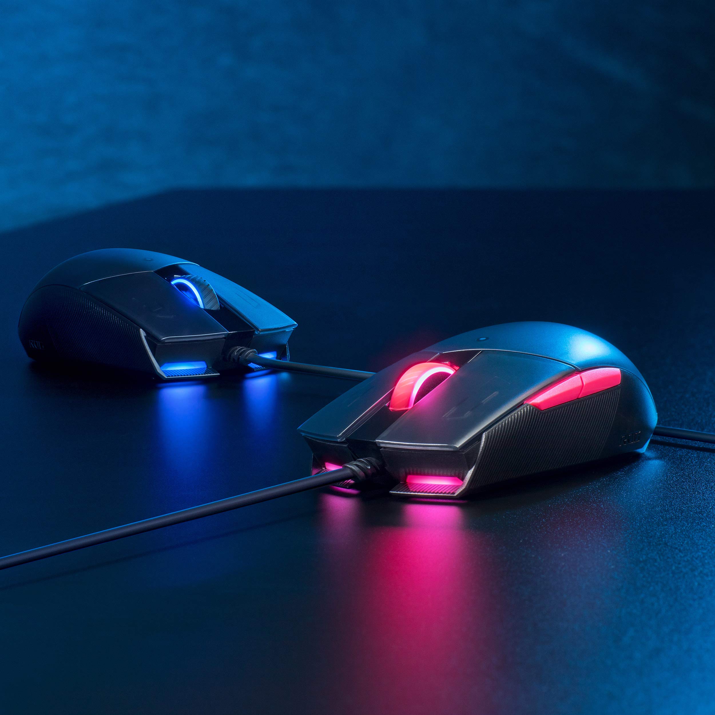 ASUS ROG Strix Impact II Electro Punk is an ambidextrous, Ergonomic Gaming Mouse Featuring 6,200 dpi Optical Sensor, Lightweight Design and Aura Sync RGB Lighting