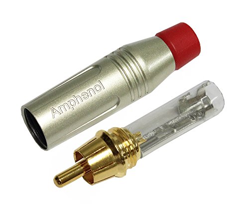 WORLDS BEST CABLES 1.5 Foot RCA Cable Pair - Made with Canare L-4E6S, Star Quad, Audio Interconnect Cable and Amphenol ACPR Gold RCA Connectors β Directional Design - Custom Made