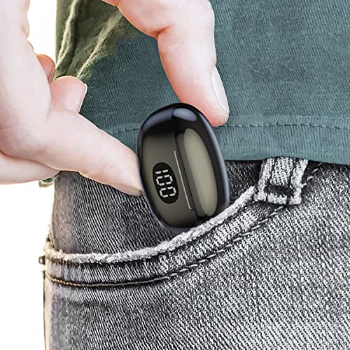 Wireless Earbuds 50H Playback Bluetooth Headphones with Wireless Charging Case IPX8 Waterproof Ear Buds in-Ear Earphones with Microphone for Android iOS iPhone, LED Power Display Headset