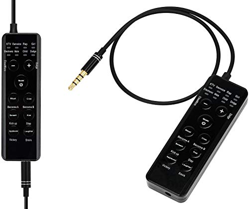 KOKITEA Voice Changer Headsets, Earbud Headphones, for Phone/PS4/Xbox/Switch/IPad/Computer/Laptop/Anchor/Cam Girl/Kids