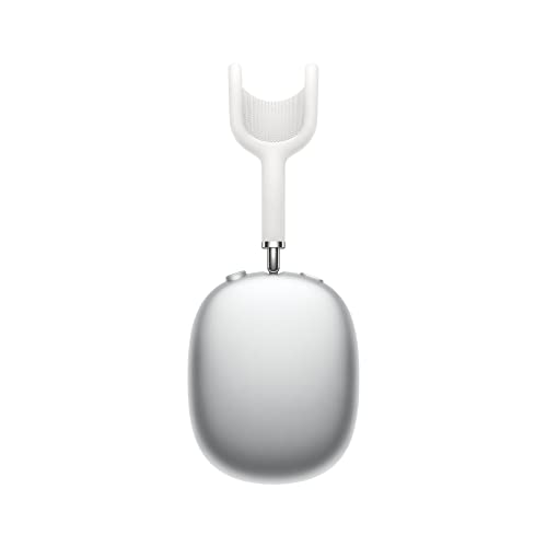 Apple AirPods Max Wireless Over-Ear Headphones. Active Noise Cancelling, Transparency Mode, Spatial Audio, Digital Crown for Volume Control. Bluetooth Headphones for iPhone - Silver