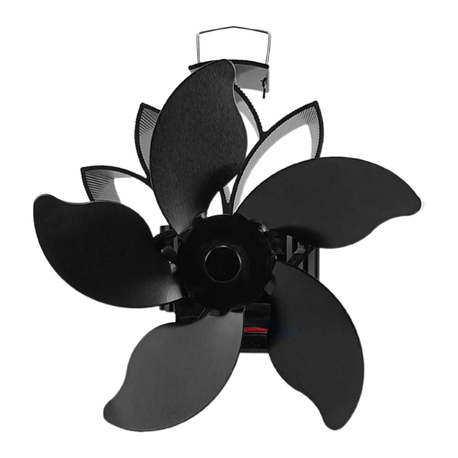 KSIEE Heat Powered Stove Fan, Heat Powered Stove Fan, 5 Blade, Eco Thermoelectric Fan Non Electric Wood Burning Stove Fan for Fireplace Wood