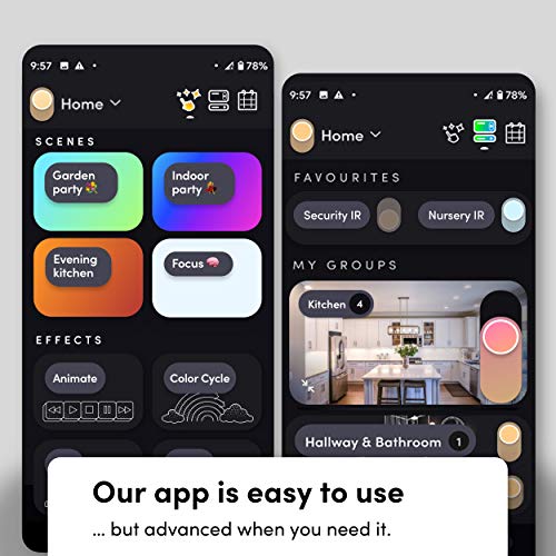 LIFX Color BR30 (Nightvision Edition), 1100 lumens E26, Wi-Fi Smart LED Light Bulb, Full Color and Whites, No Bridge Required, Works with Alexa, Hey Google, HomeKit and Siri (1-Pack)