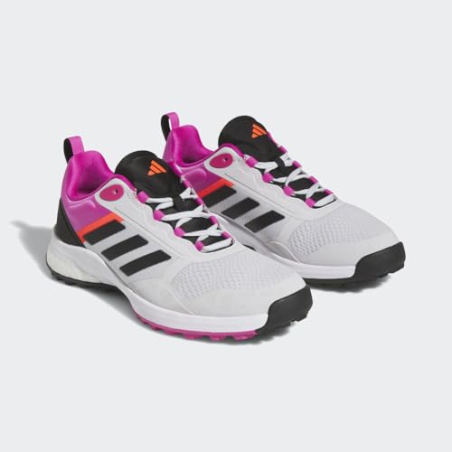 adidas Zoysia Golf Shoes Dash Grey/Core Black/Lucid Fuchsia 8.5 B (M)