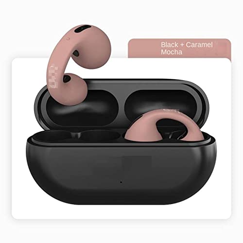 MBETA Earrings Clip-on Real Wireless Sports Bluetooth Headphone Gas Conduction Non in-Ear