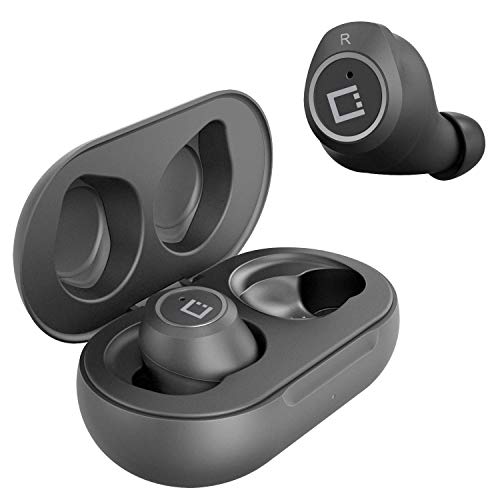 Wireless V5 Bluetooth Earbuds Compatible with Samsung Galaxy Note 10+ with Charging case for in Ear Headphones. (V5.0 Black)