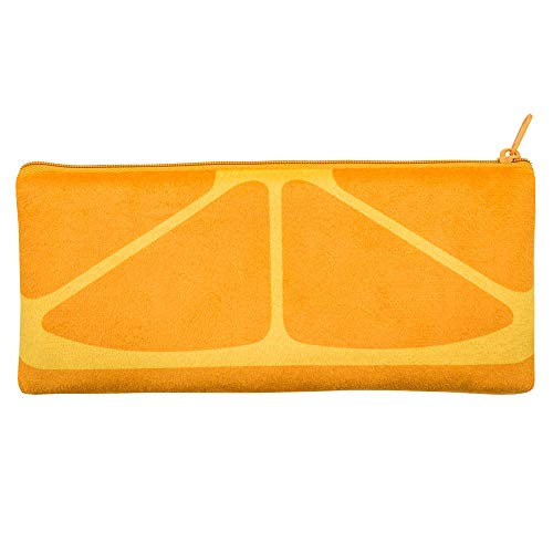 Scentco Cutie Fruities Pencil Pouch - School, Office, Travel Storage Case - Orange Scented