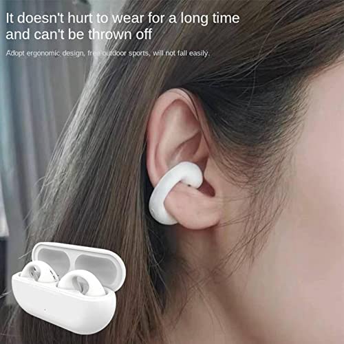 MBETA Earrings Clip-on Real Wireless Sports Bluetooth Headphone Gas Conduction Non in-Ear