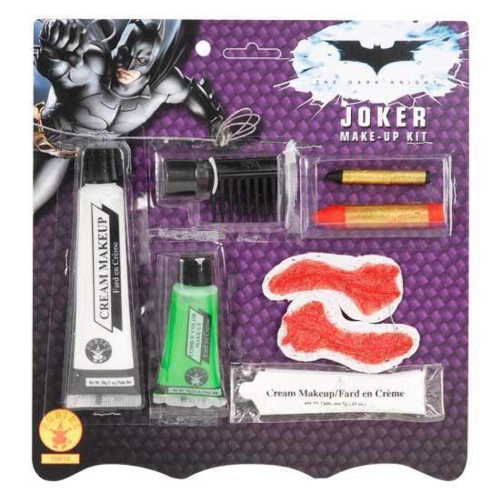 Rubie's Mens Dark Knight, Deluxe The Joker Batman Makeup Kit, Multicolor