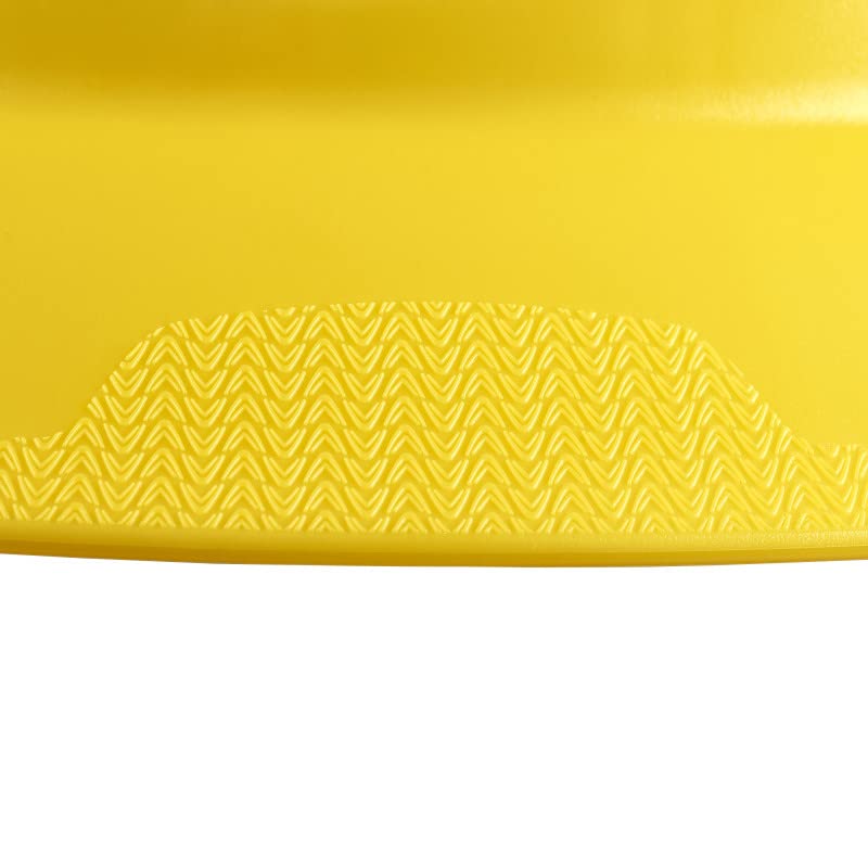 MSA 10215832 V-Gard C1 Vented Yellow Full Brim Hard Hat with ReflectIR Cooling Thermal Barrier and Fas-Trac III Suspension - Uses Highly Innovative Cooling Features to Help Alleviate Heat Stress