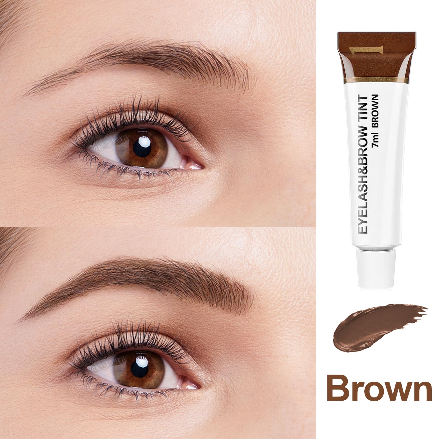 2 in 1 Lash & Brow Makeup Kit (Brown)