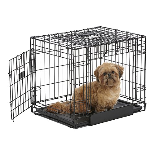 MidWest Homes for Pets Ovation Double Door Dog Crate, 24-Inch