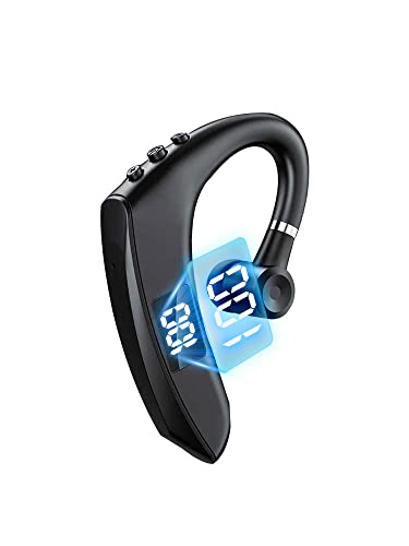 BetterAmy Bluetooth Headset, Wireless Earphones V5.2 Bluetooth Earpiece in-Ear Mini Sports Workout Earbuds with Microphone Hands Free for Business/Office/Driving/Sporting