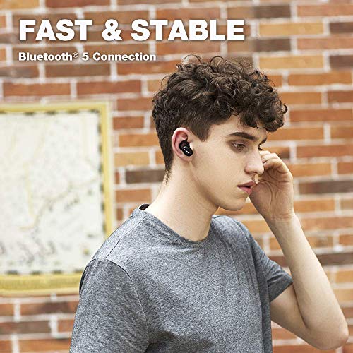 1MORE Stylish True Wireless Earbuds - Bluetooth 5.0 Stereo Hi-Fi Sound with Deep Bass Wireless Earphones Built-in Mic Headset, 24 Hours Playtime with Charging Case - (Renewed)