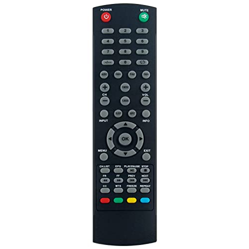 Replacement Remote Control Applicable for RCA TV RTU6549-C RLDED3258A RTU5820 RTU5540-B RTU7877 RLDED5098-B-UHD RLED4016A-H RTU4253 RT1970-B RT1970B RTU7074 RTU4921 RTU4300 RT4038 RTU4853 RLED2446